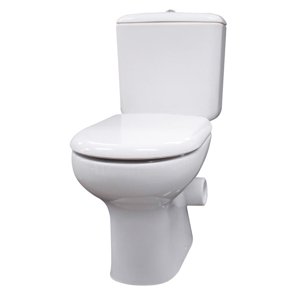 RAK Liwa White Close-Coupled Toilet Suite Skew Trap – Elite Design Studio